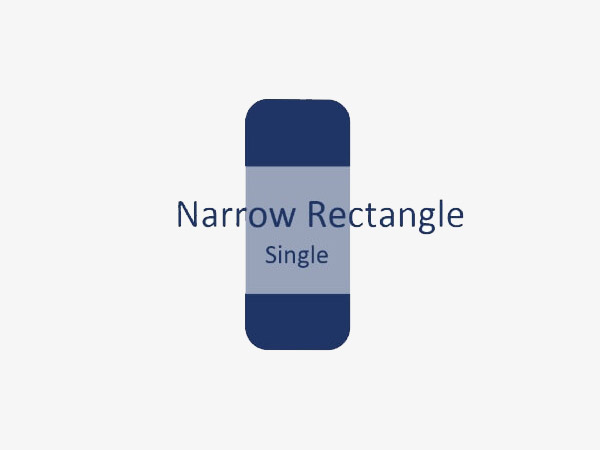 Single Narrow Rectangle - Cairnscorp